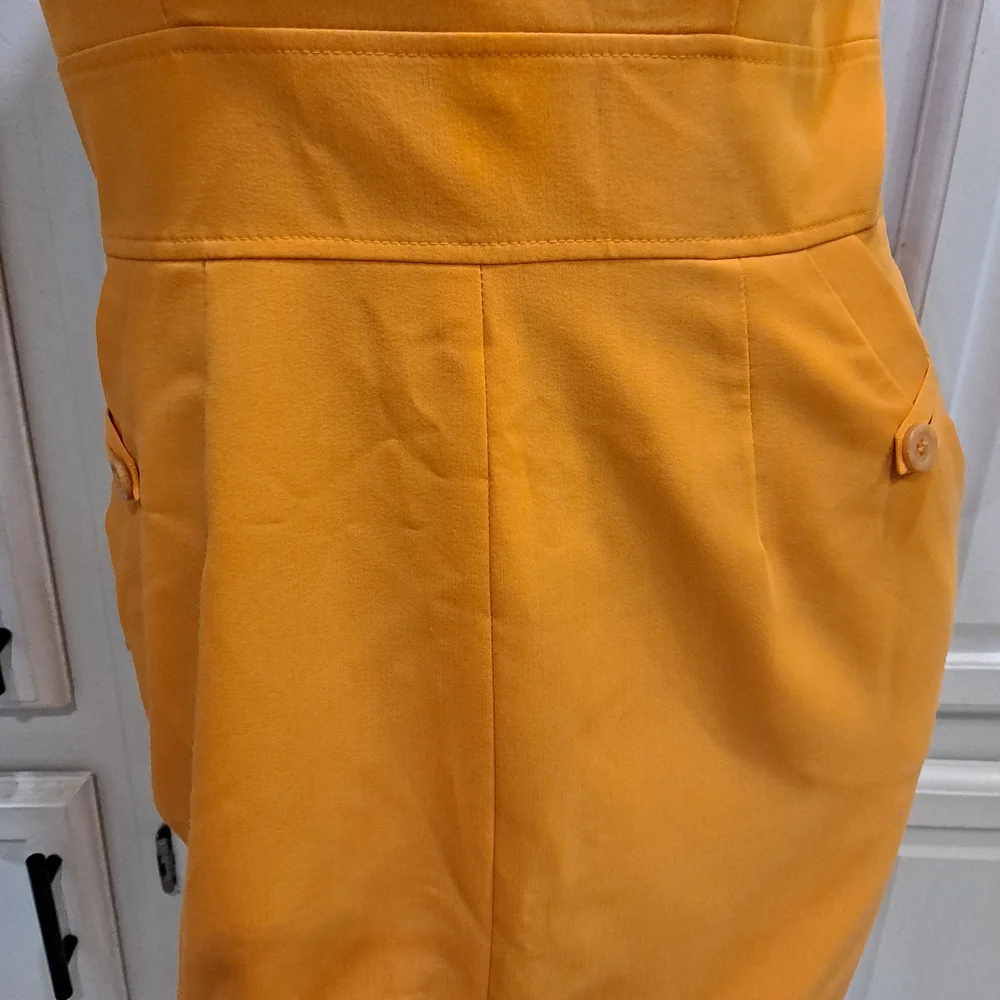Harve Benard | Dresses | Harve Benard Bright Orange Midi Sheath Dress ...
